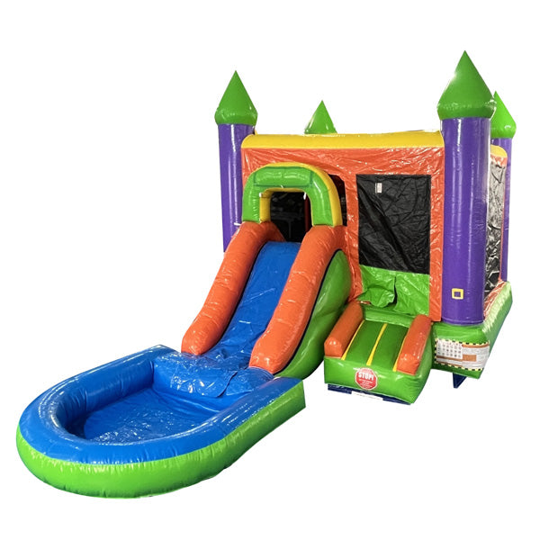 Castle Combo with Removable Pool (No Blower) – Moonwalk USA