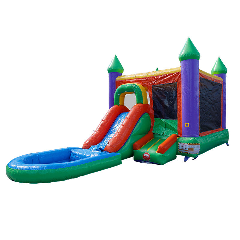 Castle Combo with Removable Pool (No Blower) – Moonwalk USA