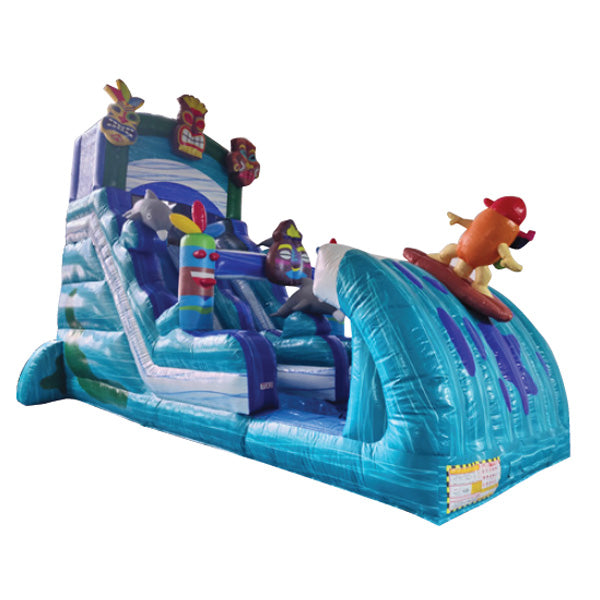 19'H Tiki Slide Wet n Dry – Moonwalk USA