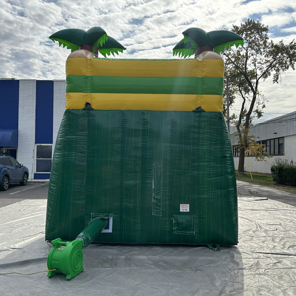 13'H Palm Tree Slide Wet n Dry – Moonwalk USA