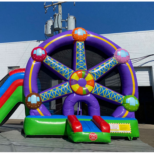 2-Lane Ferris Wheel Combo Wet n Dry – Moonwalk USA