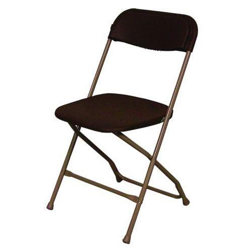 Steel/Poly Folding Chair - Brown – Moonwalk USA